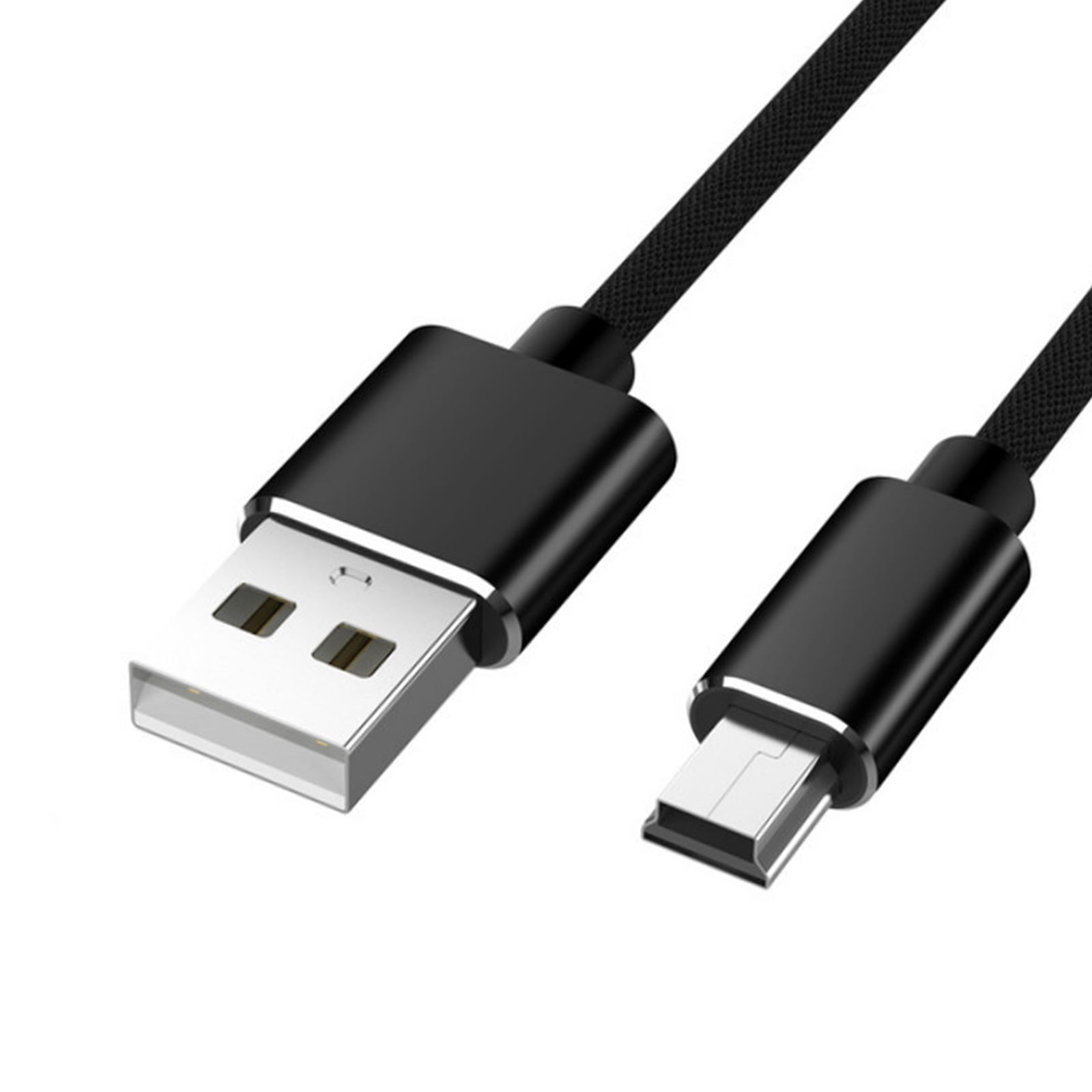 USB 2.0 Type A to Mini B Cable Braided Charging Cord Premium USB 2.0 to ...