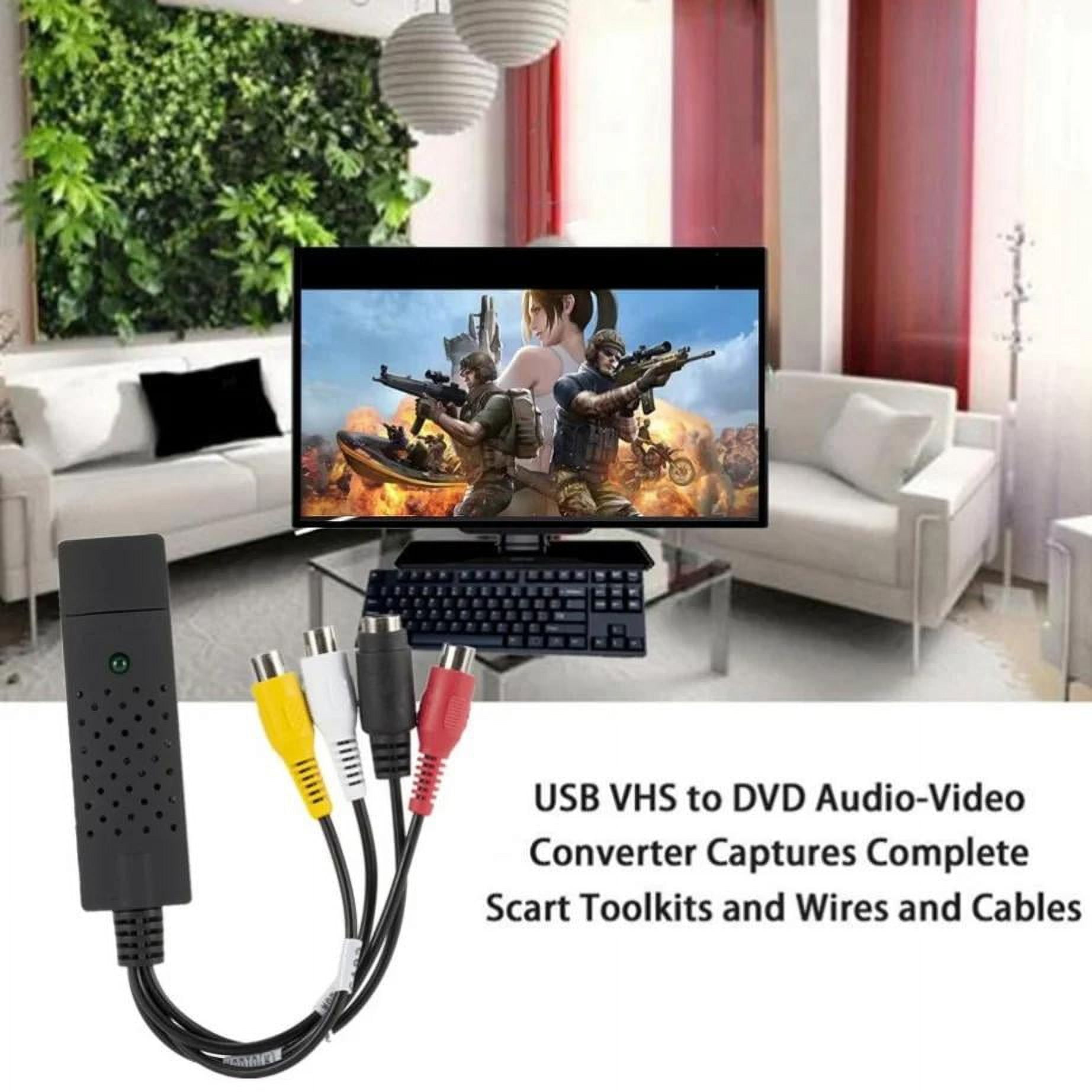 USB 2.0 VHS To DVD Converter Convert Analog Video To Digital Format ...