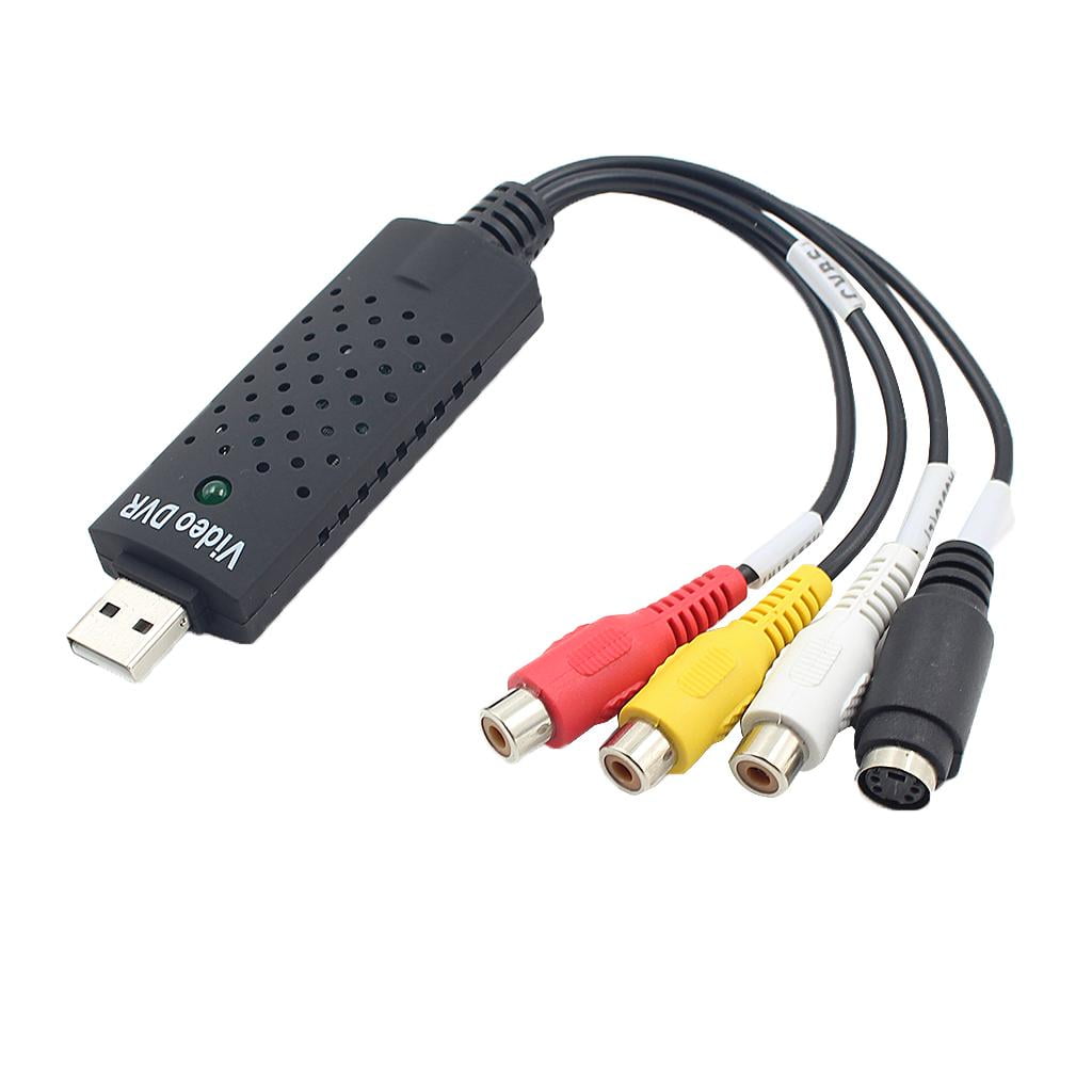 USB 2.0 Video Adapter Grabber VHS to Converter, for PC Computer Compnt ...