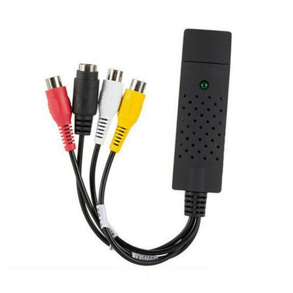 USB 2.0 Video Capture Adapter AV TV DVD DVR Capture Card Stereo Audio ...