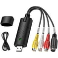 USB 2.0 Video Capture Adapter, VHS VCR USB Video Capture Card to DVD ...