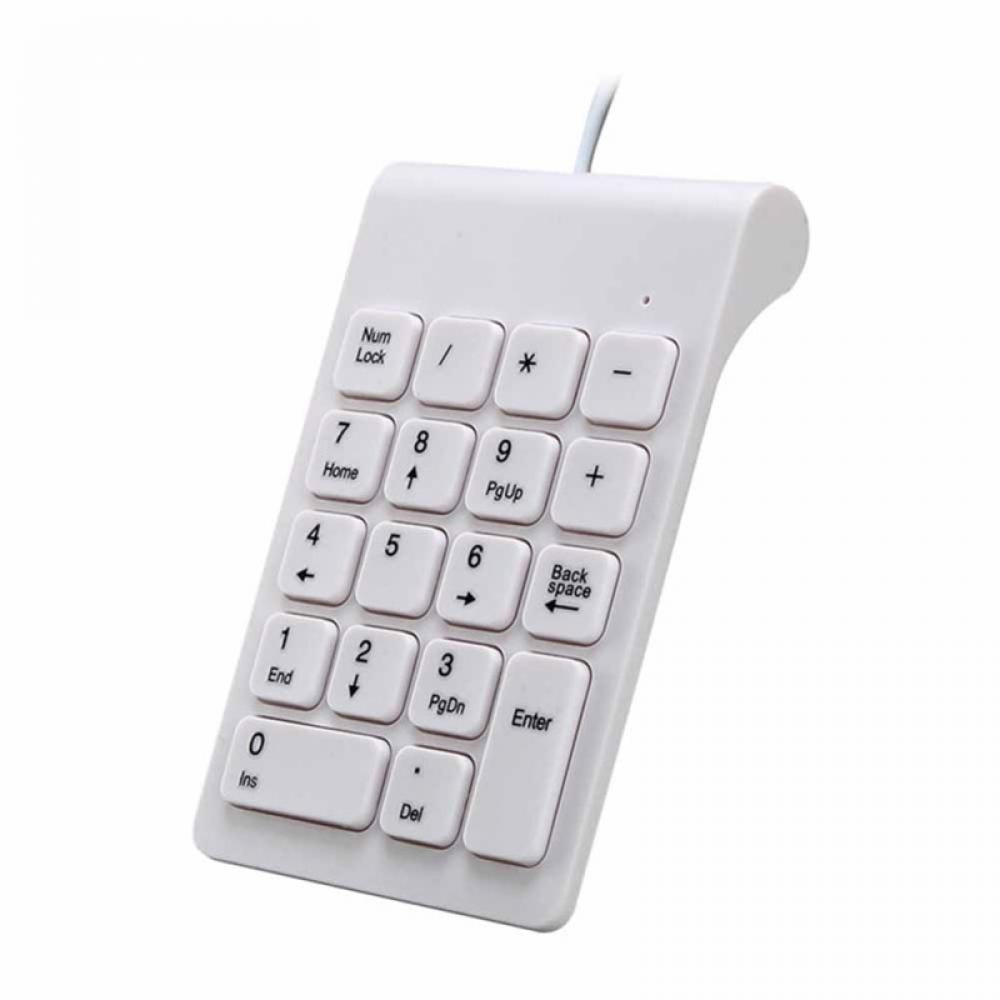 USB 2.0 Wireless Keyboard Mini Digital Number Numeric Keypad Financial ...