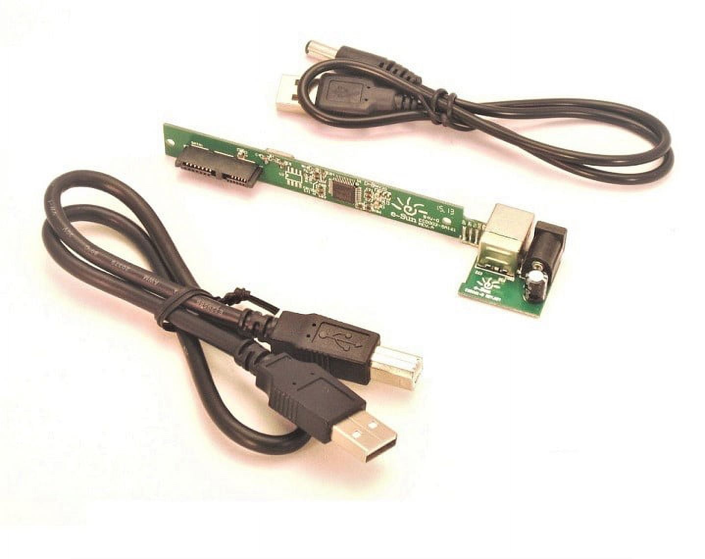 USB 2.0 to Laptop Slimline Micro Slim-SATA CD DVD RW Adapter - Walmart.com