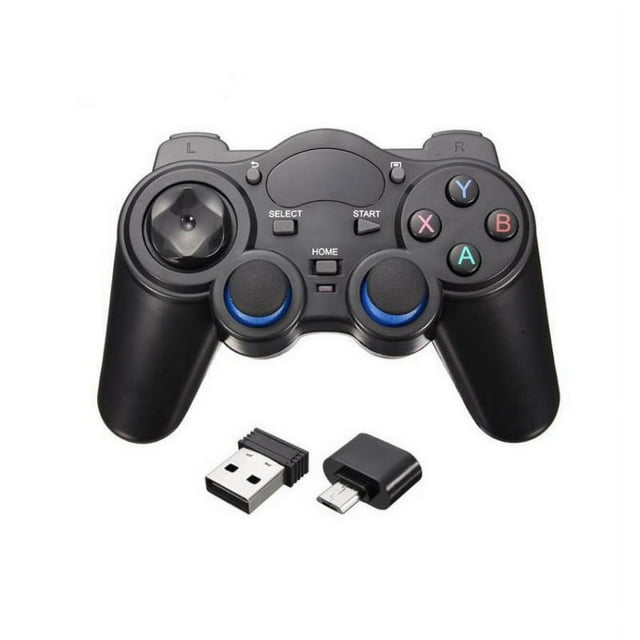 USB 2.4G Wireless Controller Gamepads Multi-function for PC/Laptop ...