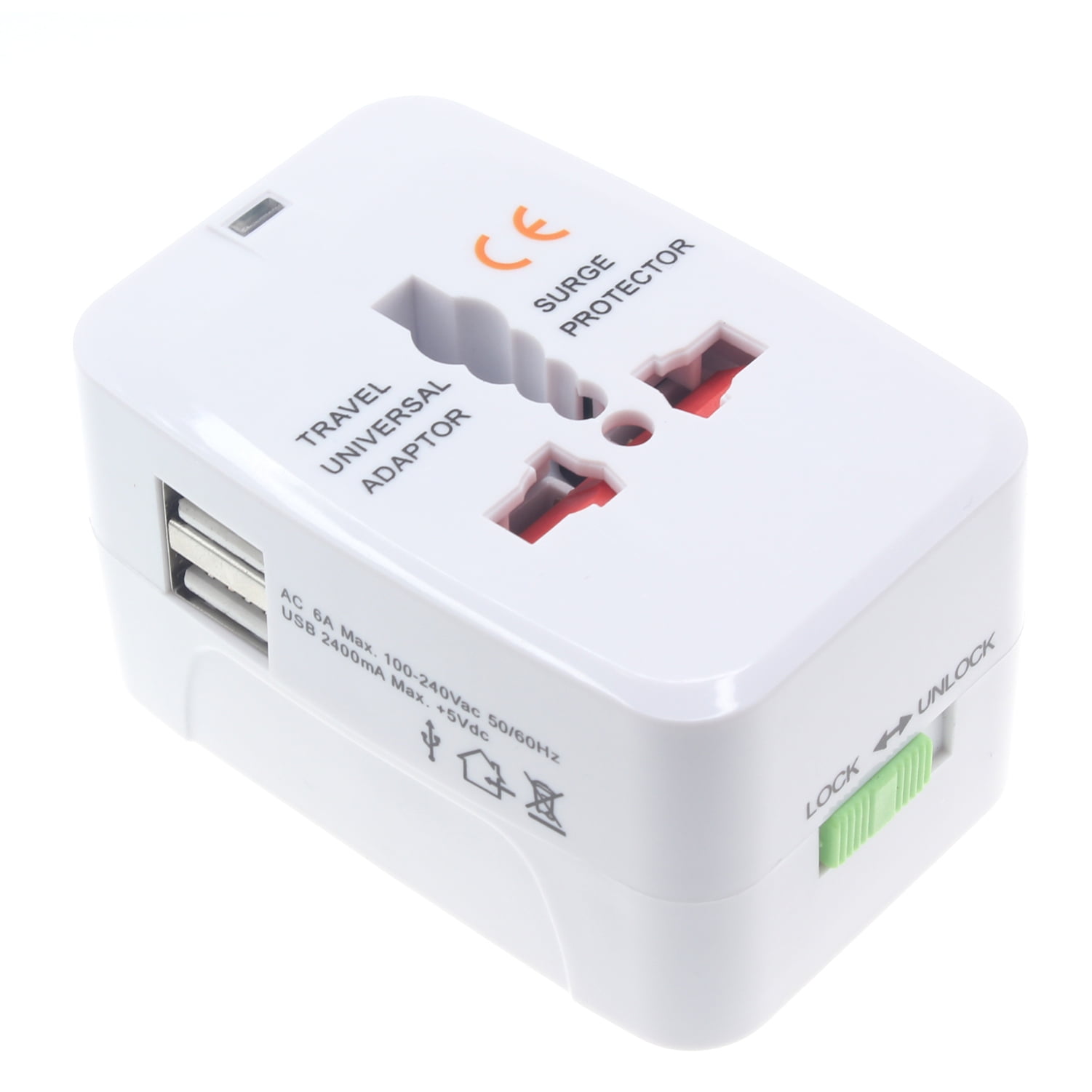 USB 2-Port International Charger for Galaxy J7/J5/J3/J2/J1 - Travel ...