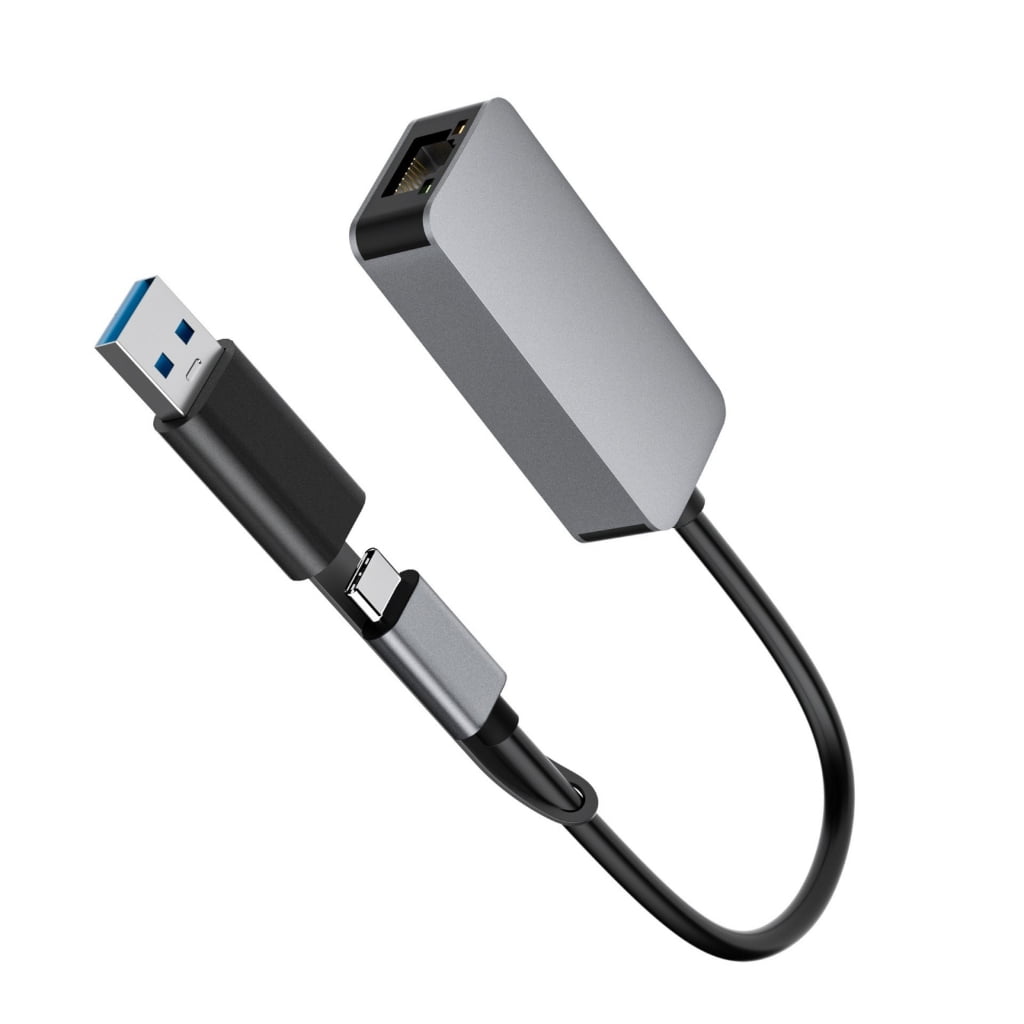 USB 2500Mbps Ethernet Adapter 2500M Fast Speed Networking Converter For ...