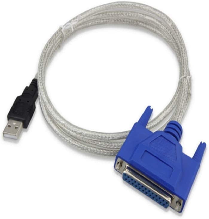 USB to 25PIN DB25 Parallel Printer Cable Adapter USB to Female ...