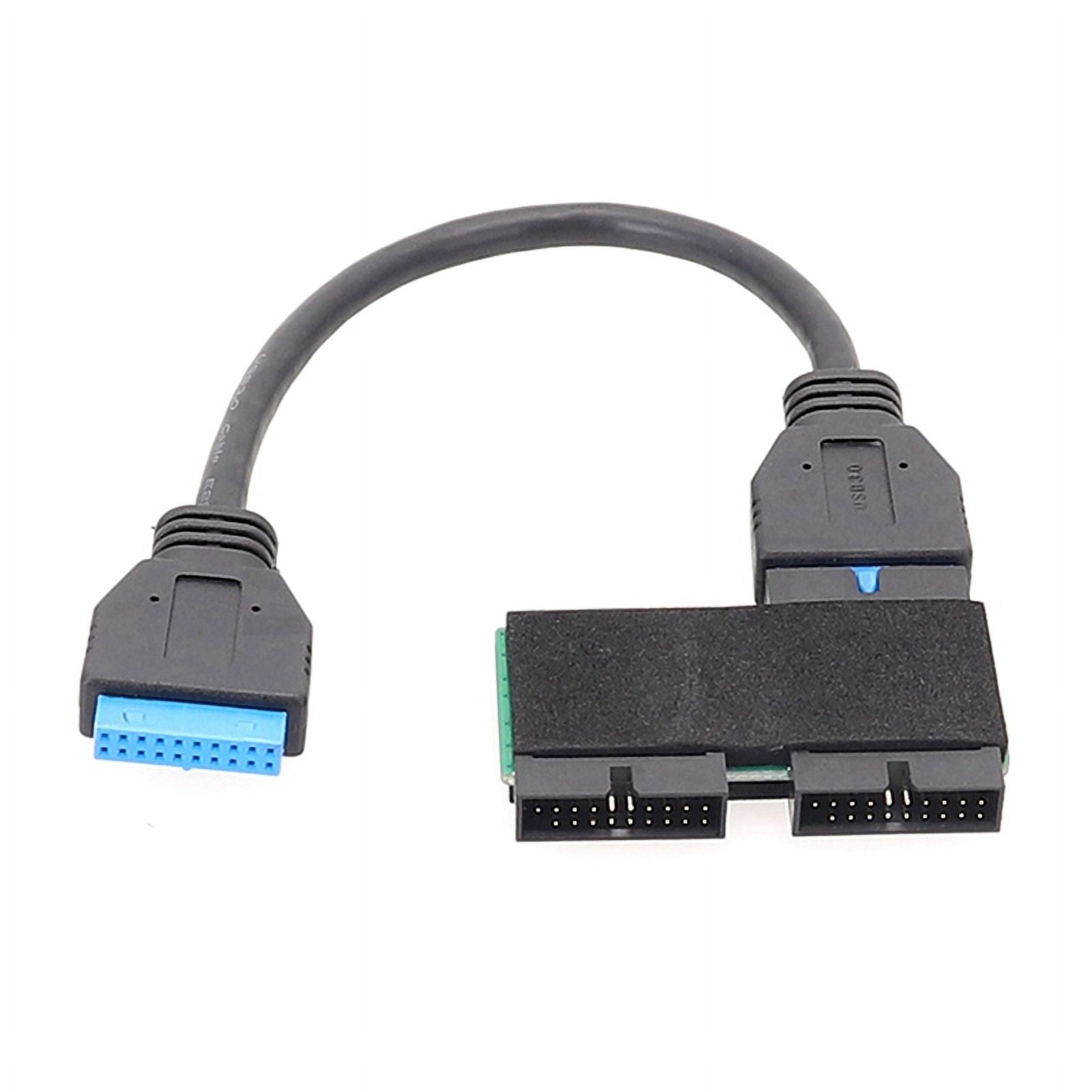 USB 3.0 19Pin HUB with Chip Modular Cable Design Motherboard Data Extension Cable - Walmart.com