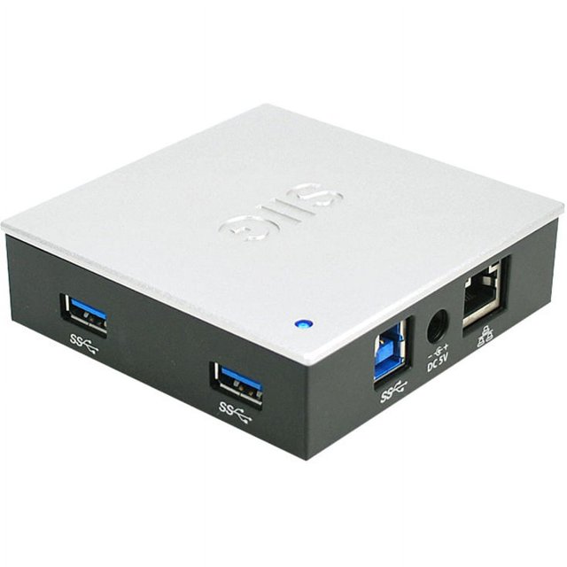USB 3.0 & 2.0 Hub with Gigabit Ethernet and 5V/4A Adapter - Walmart.com