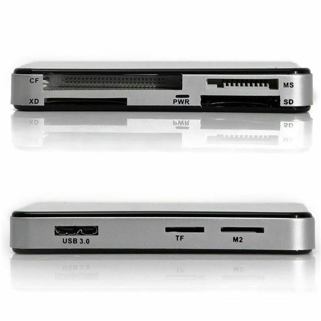 USB 3.0 8-in-1 Compact Flash Multi Card Reader CF Adapter Micro SD MS ...