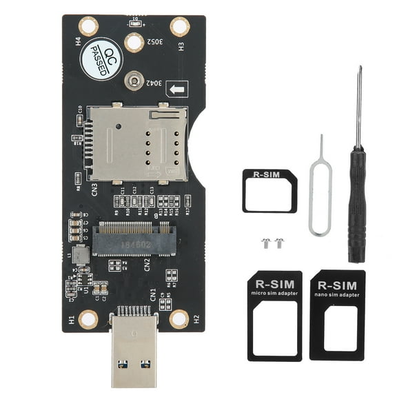USB 3.0 Adapter For M.2 Key B Card, SIM 8pin, Includes Screws Driver ...