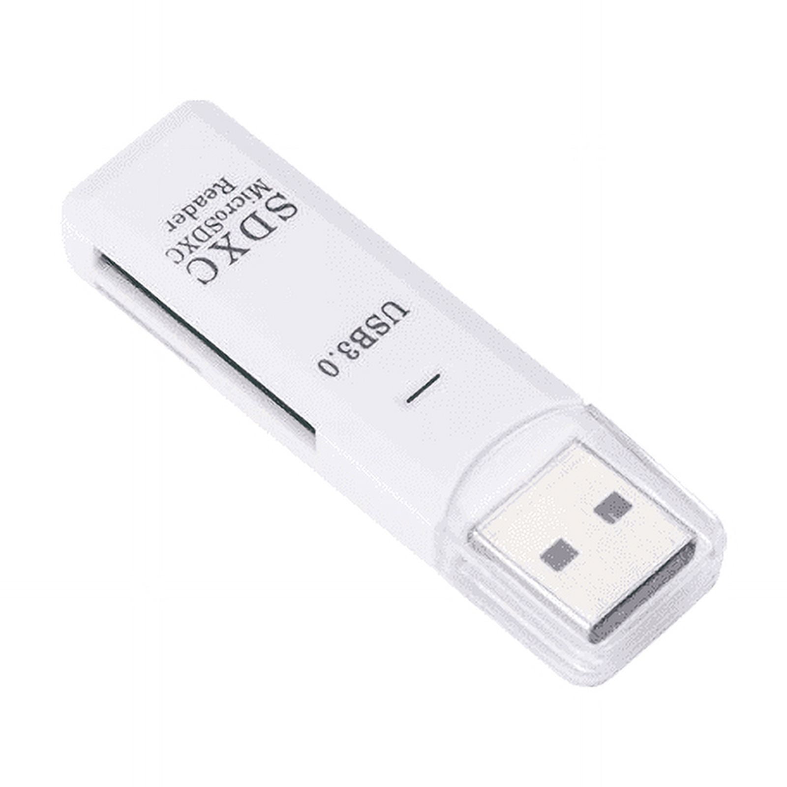 USB 3.0 Card Reader, Dual Card Slot TSV TF Card/SD Memory Card Reader ...
