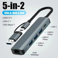 Bluetooth Hub USB 5.0 Converter, Wired Keyboard & Mouse to Wireless Hub ...