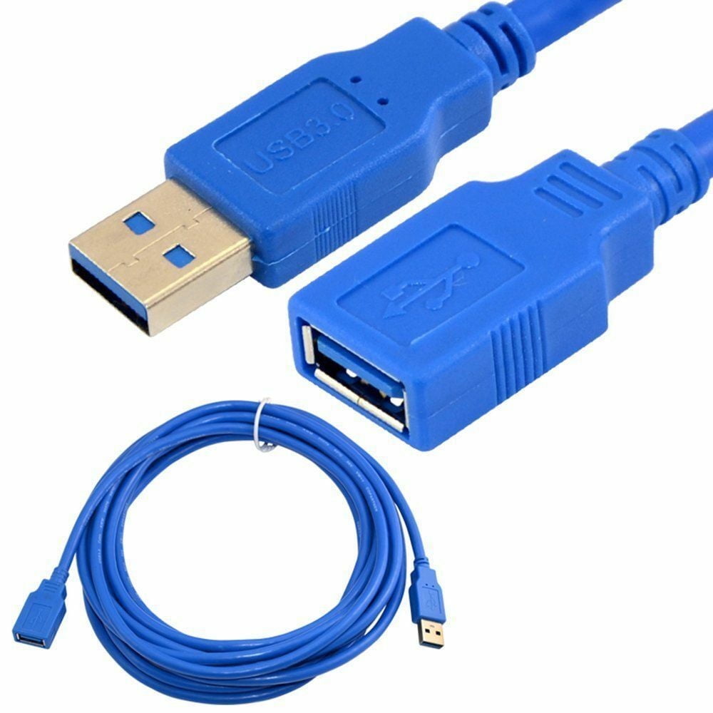 USB 3.0 Extension Cable 15FT, USB A Male to Female Cord Extender ...