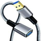 USB 3.0 Extension Cable 6Ft, USB 3.0 High Speed Extender Cord Type A ...