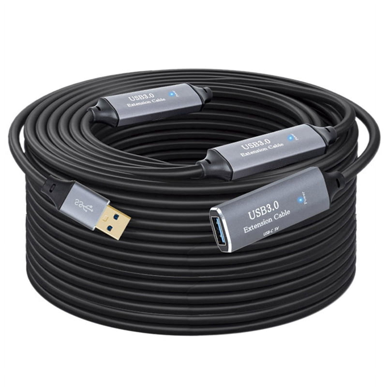 USB 3.0 Extension Cable Cord Extender with Booster USB 3.0 Type A Male ...