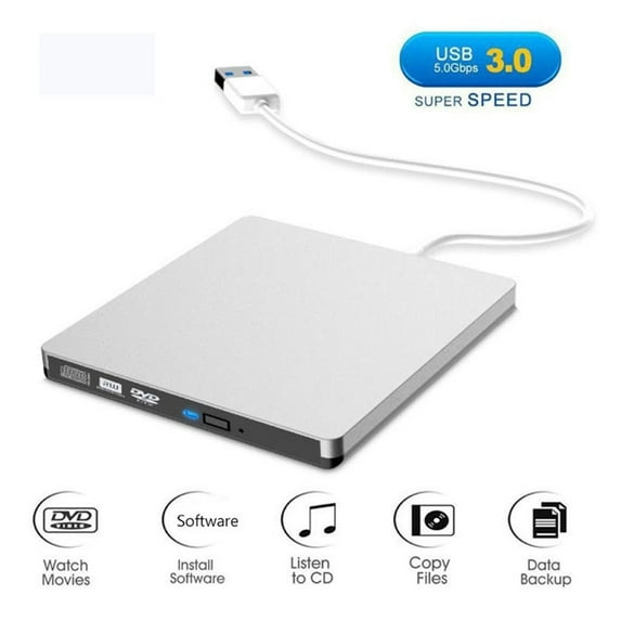 USB 3.0 External DVD Burner Writer Recorder DVD RW Optical Drive CD/DVD ...