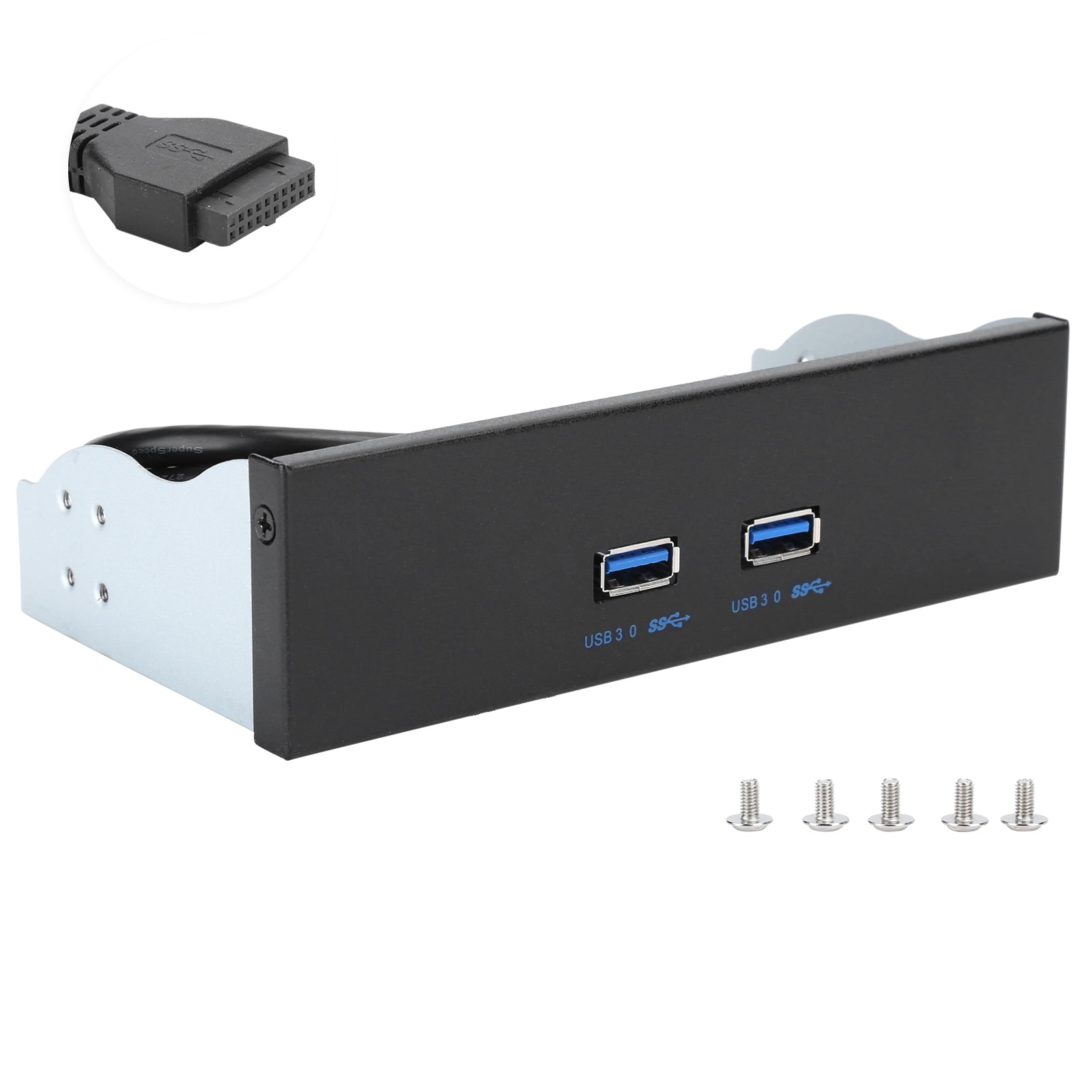 USB 3.0 Front Panel Dual Port 19pin/20pin to USB3.0 Connection Cable Adapter Wire - Walmart.com
