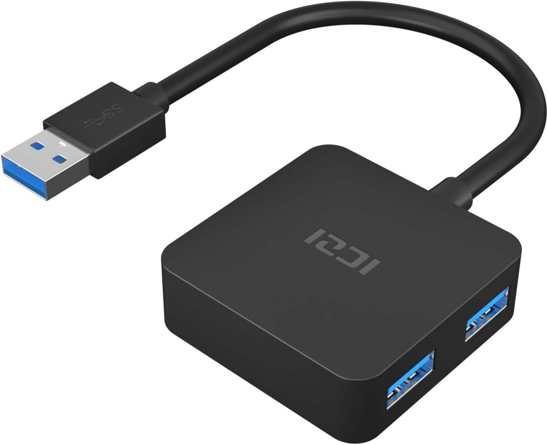 USB 3.0 Hub, 4-Port Date USB Splitter Adapter for Macbook, Mac Pro/Mini, Imac, Surface Pro, XPS ...