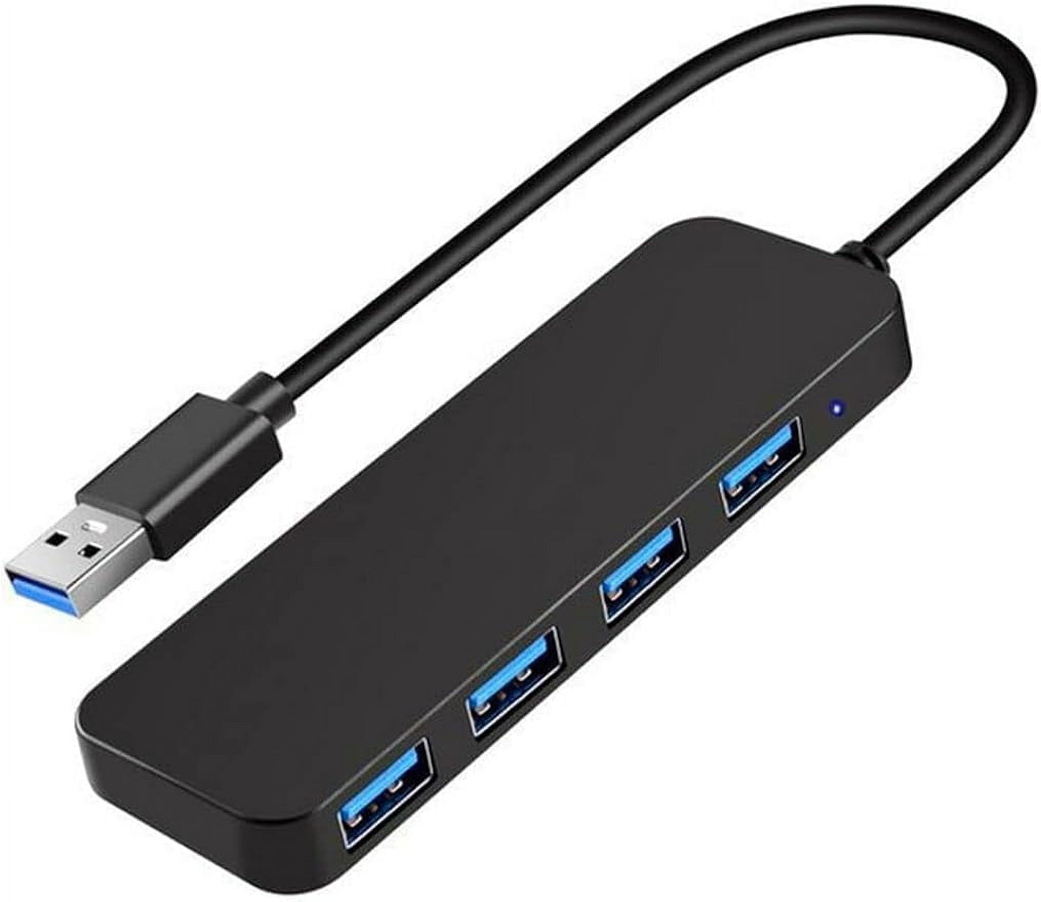 USB 3.0 Hub, 4-Port USB Hub USB Splitter USB Expander for Laptop, Xbox ...