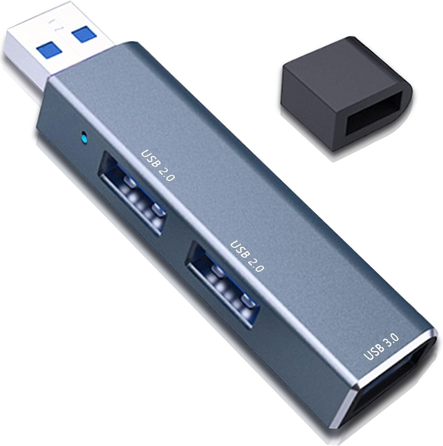 USB 3.0 Hub, Aluminium 3-Port USB Hub USB Splitter USB Expander for ...