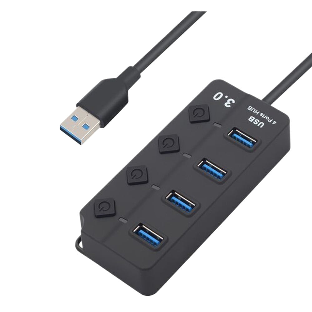 USB 3.0 Hub Multi Splitter Hub 100cm Long Cable Multiple Expander for ...