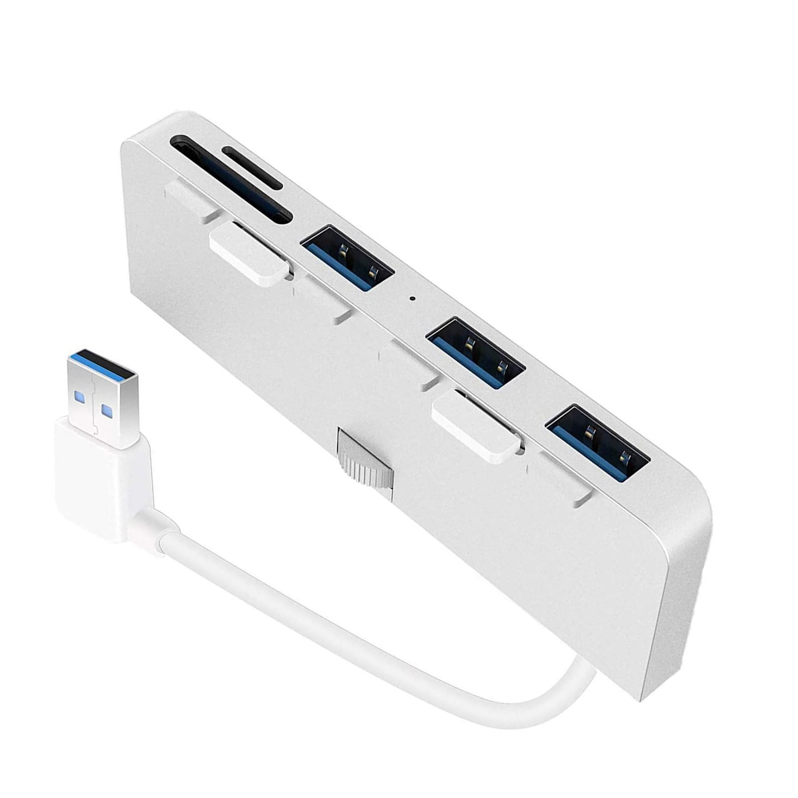 USB 3.0 Hub with SD/TF Card Readers High-Speed Data Transfer, Surge ...