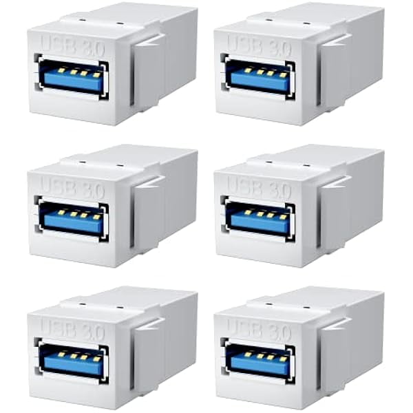 USB 3.0 Keystone Jack Insert, USB Keystone Jack,USB to USB Adapters ...