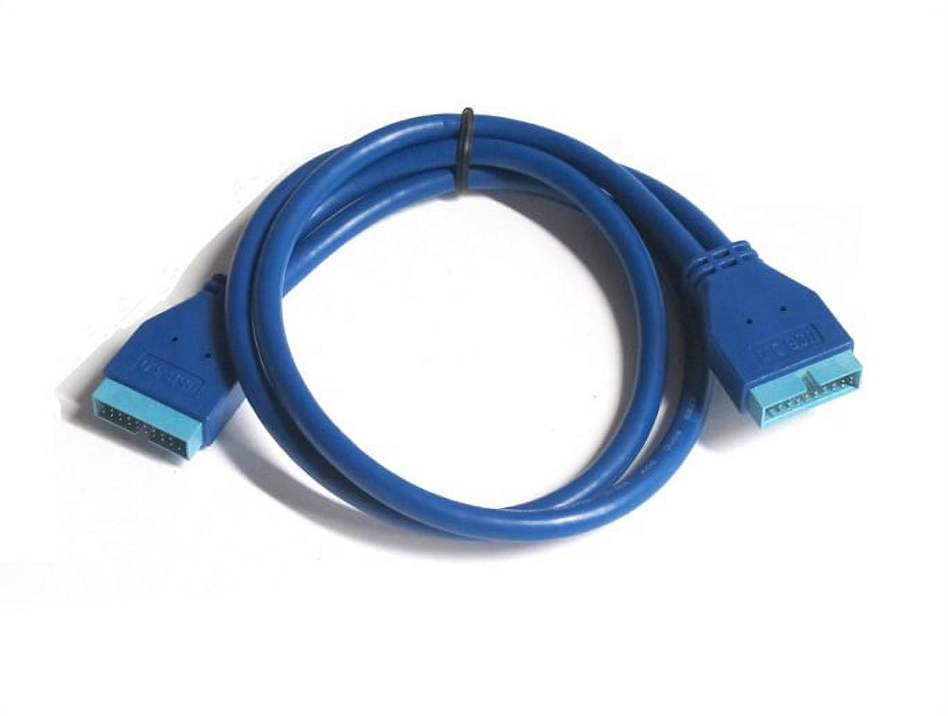 USB 3.0 Motherboard 20 Pin Male to 20 Pin Male Cable - Walmart.com