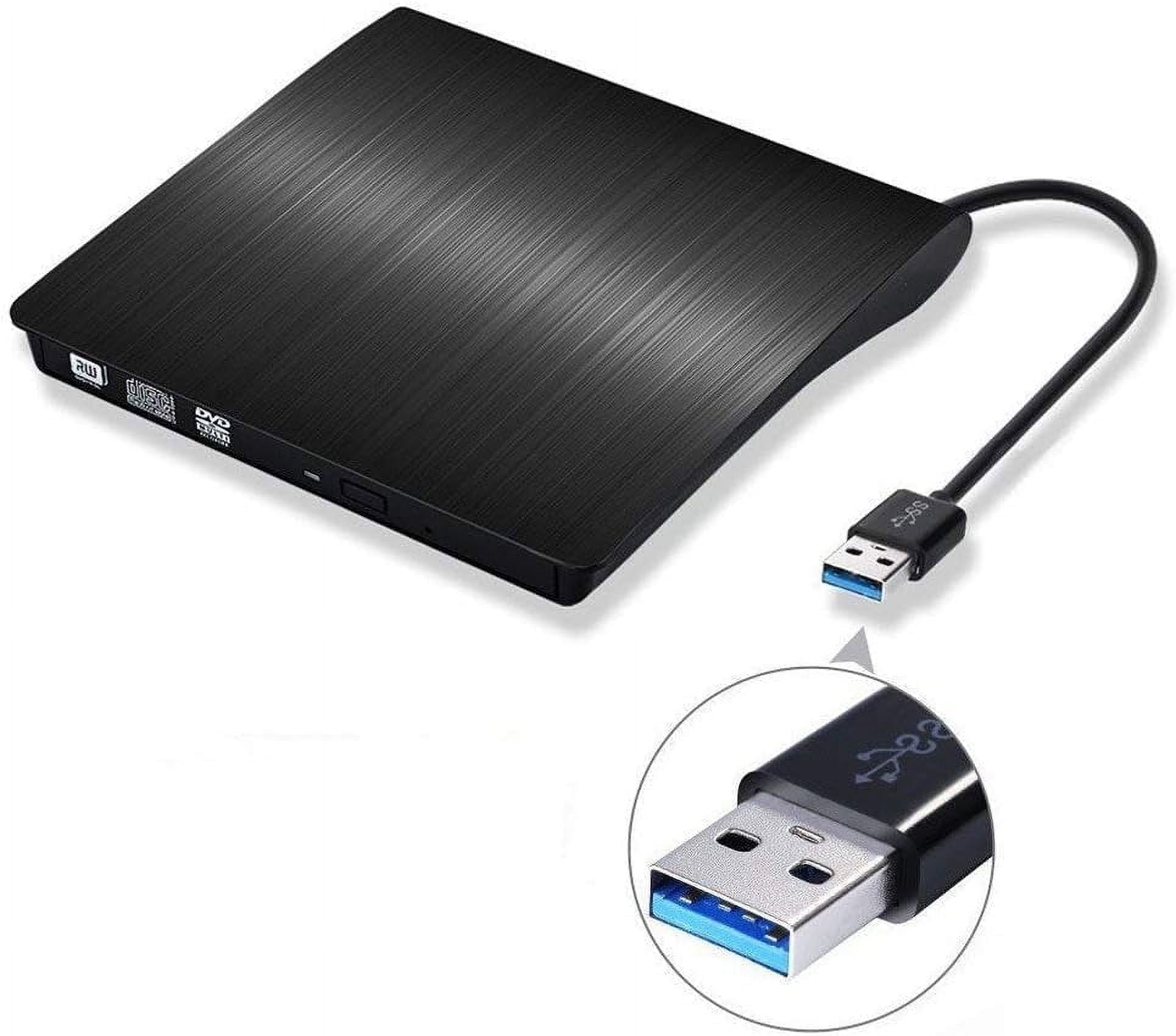 vvia shoping USB 3.0 Portable External CD DVD Drive, Plug and Play ...