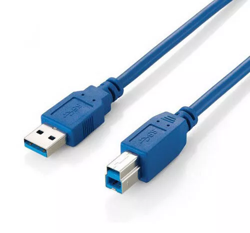 USB 3.0 Printer Cable 10Ft A-Male/B-Male Super High Speed Canon Epson ...