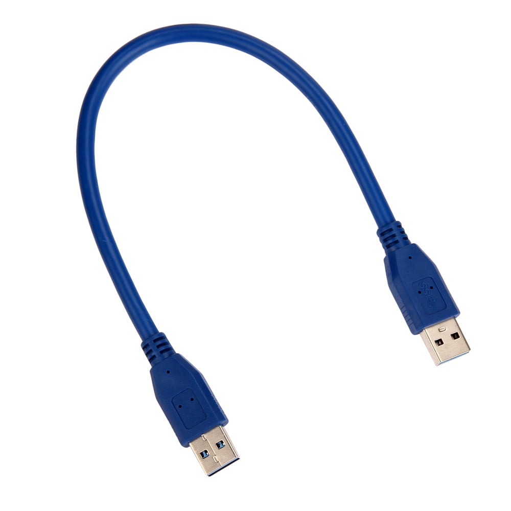 USB 3.0 Type A Male to Type A Male 0.3m Extension Data Sync Cord Cable ...