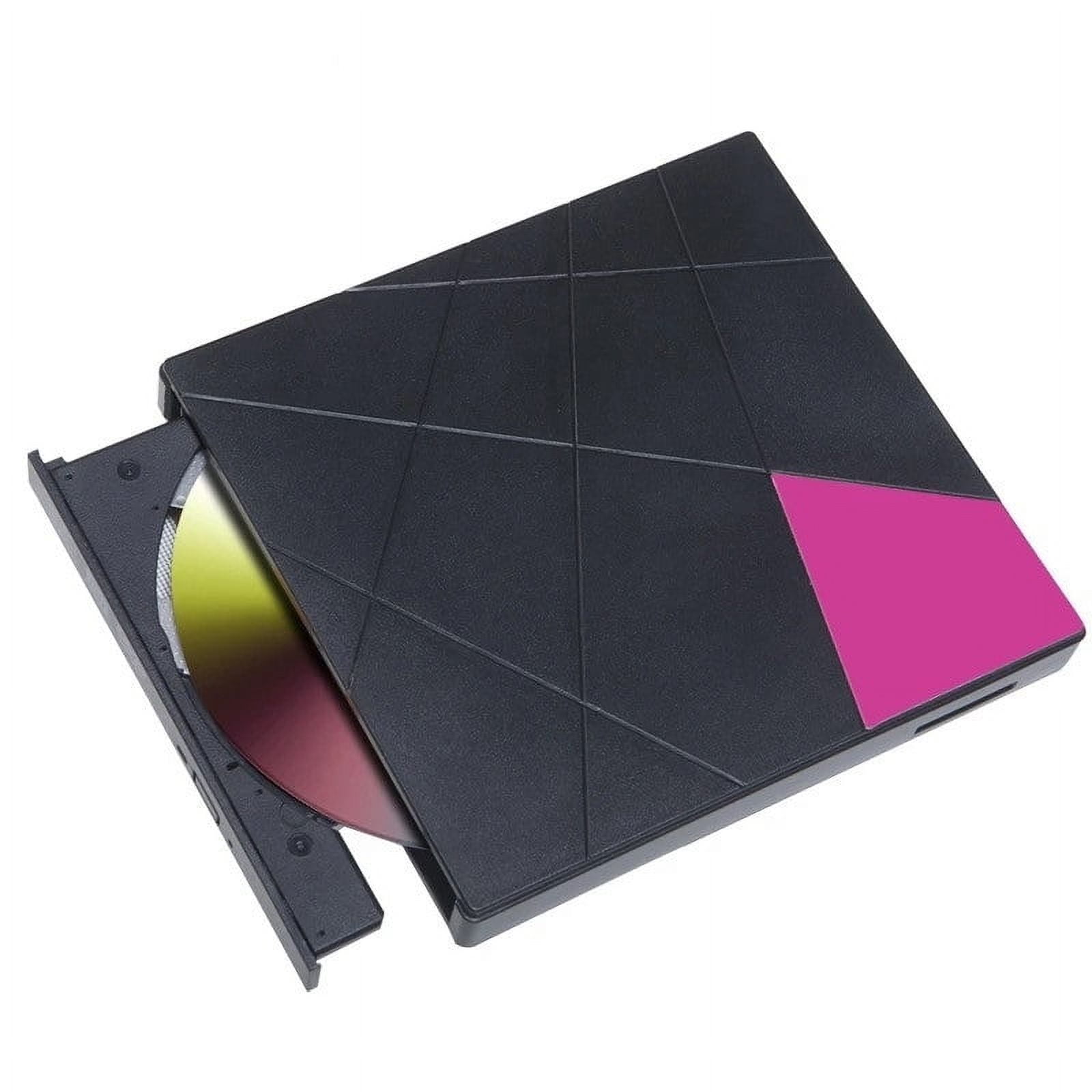 USB 3.0 Type C External CD DVD Drive Dual Port DVD-RW Player Portable ...