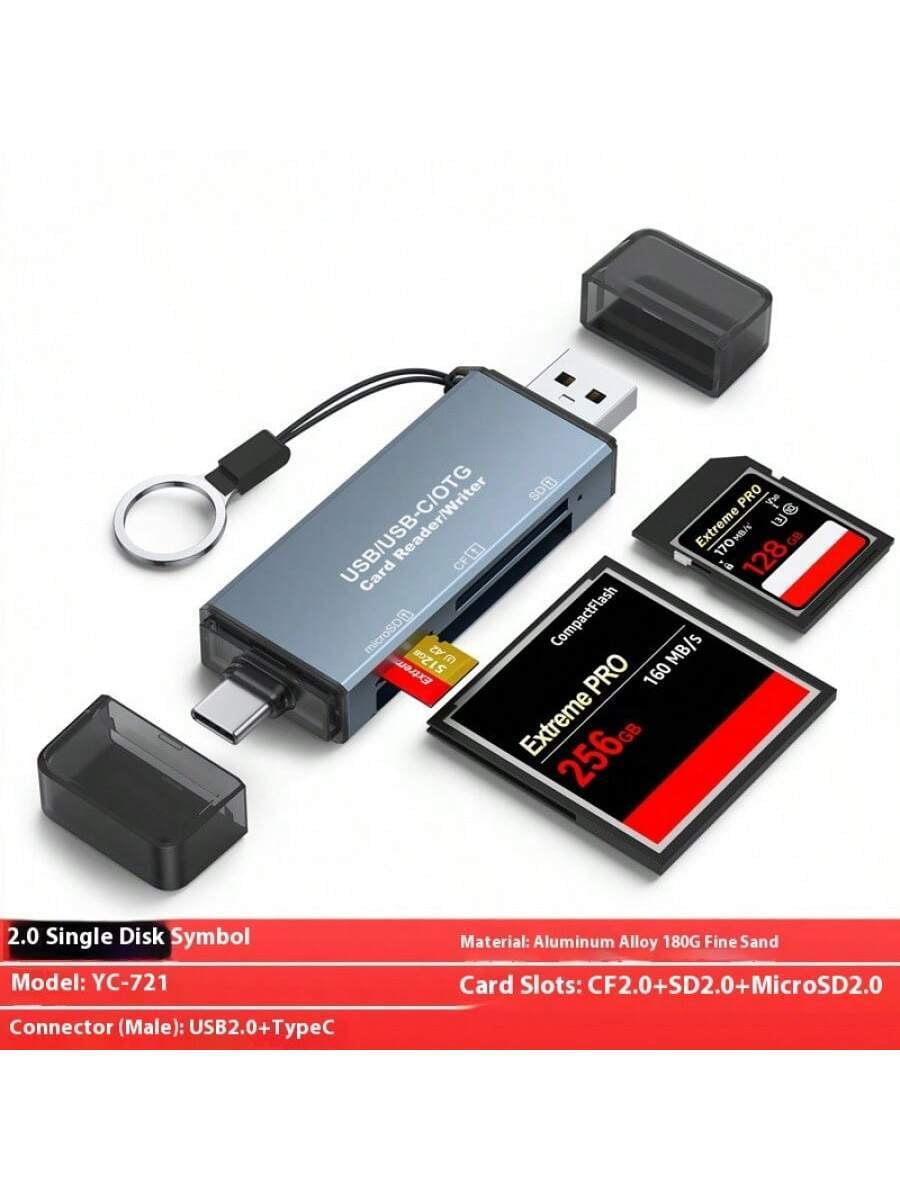 USB 3.0 & Type C Multi-In-1 Card Reader - High Speed SD/TF Memory Card ...