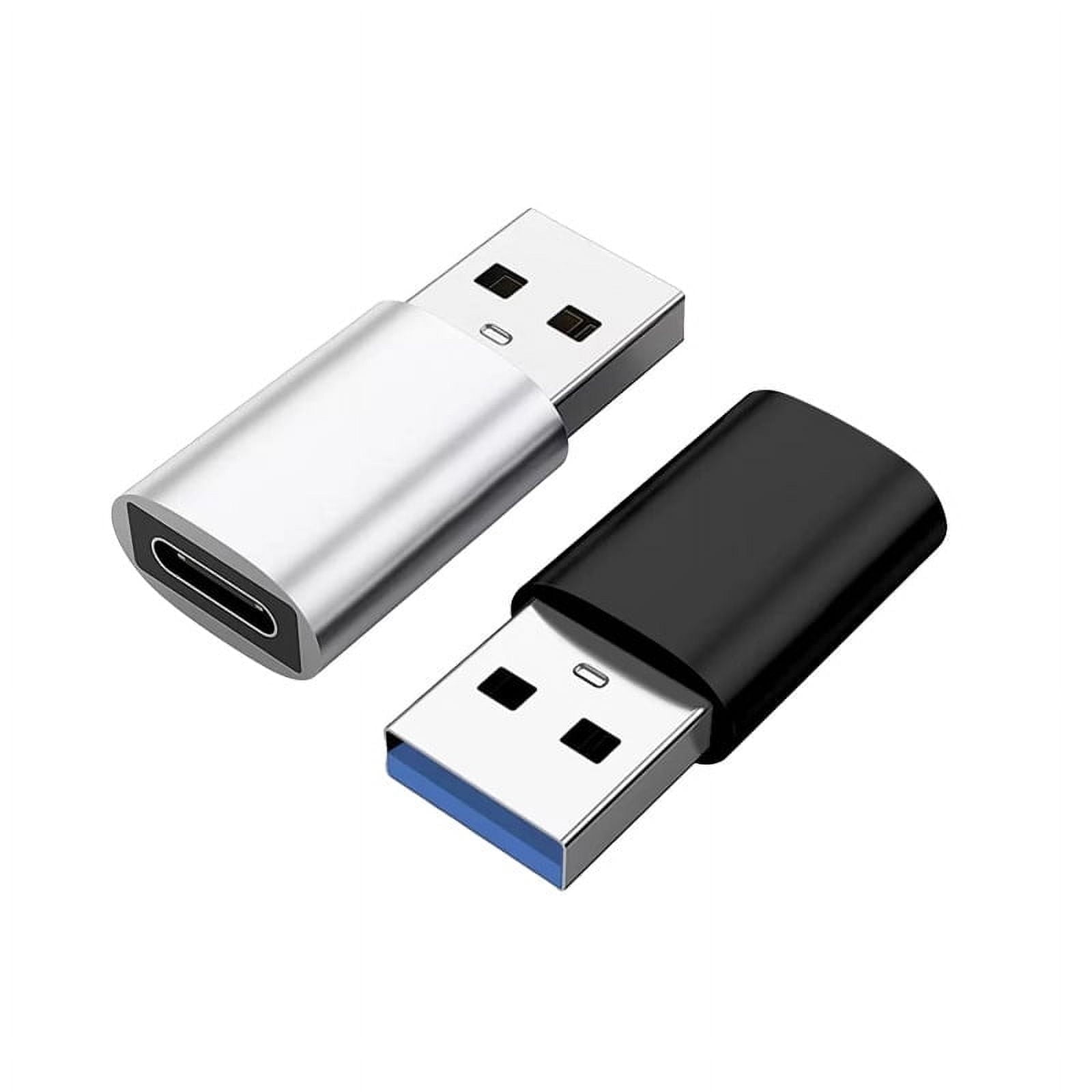 USB 3.0 to USB C Adapter for iPhone 16 Charger 2Pack,USBC Female to A ...