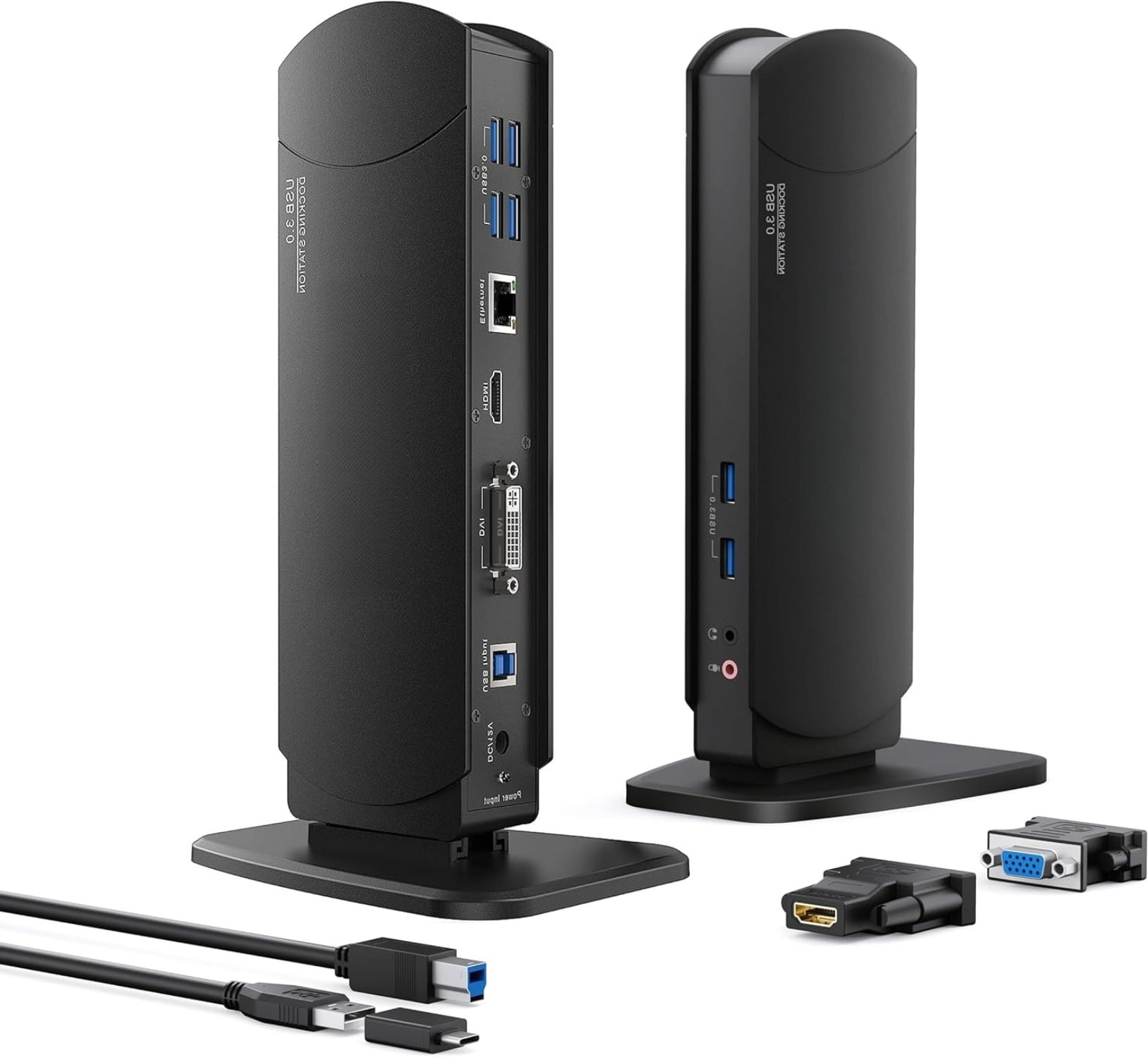USB 3.0 Universal Docking Station, 13 in 1 Laptop Docking Station Dual ...