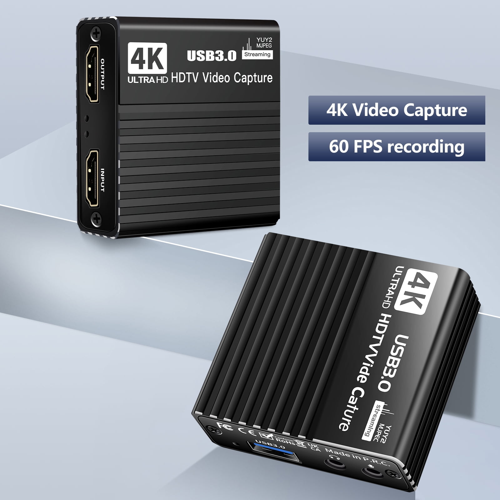 USB 3.0 Video Capture Card HDMI 4K Recording Box Game 1080P Video ...