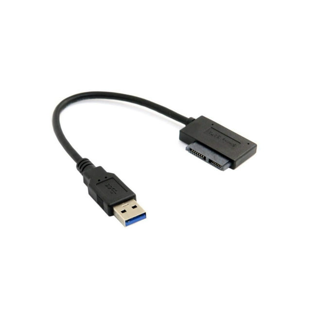 USB 3.0 to 7+6 13Pin Slimline SATA Cable Adapter for Laptop CD DVD ROM Optical Drive - Walmart.com