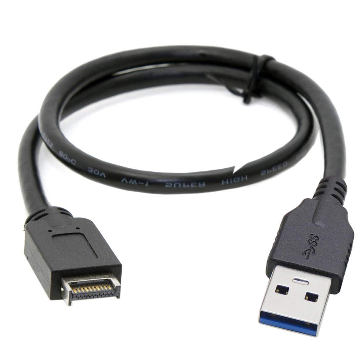 USB 3.0 to USB 3.1 Type E Front Panel Mainboard Header Extension Data ...