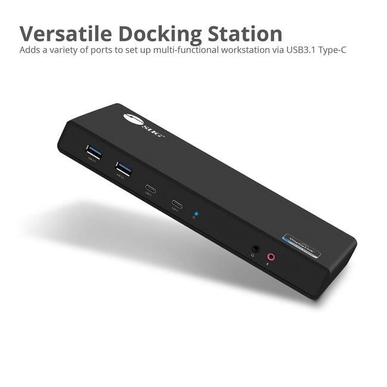USB 3.1 Type-C Dual 4K Docking Station with Power Delivery - Walmart.com