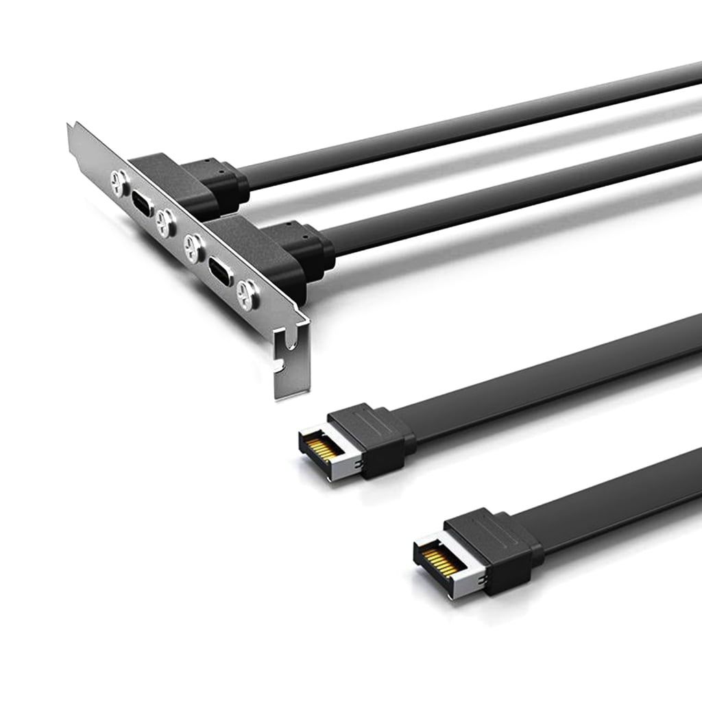 USB 3.1 Type C Front Panel Header Extension Cable 10Gbps Flexible Type ...