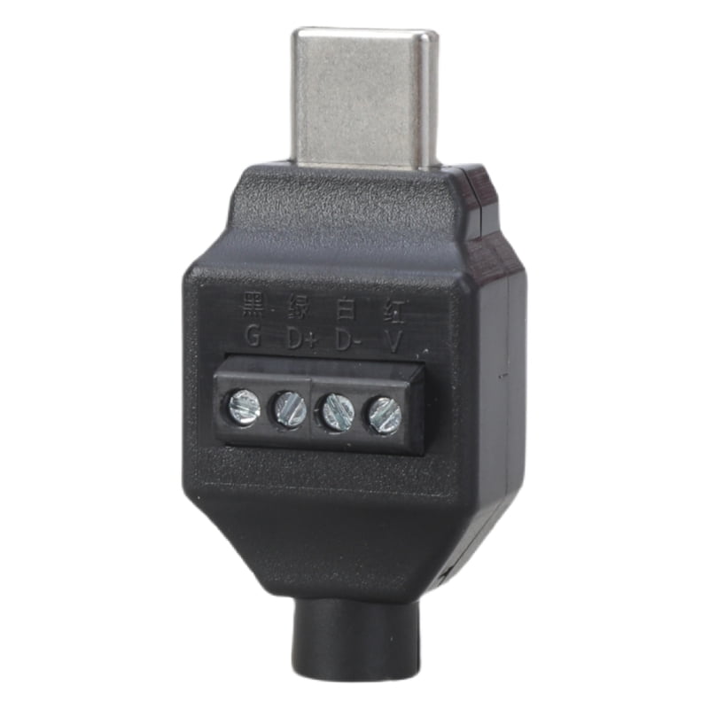 USB 3.1 Type C Male Connector 5Pin/4Pin Type Adapter Soldering Free ...