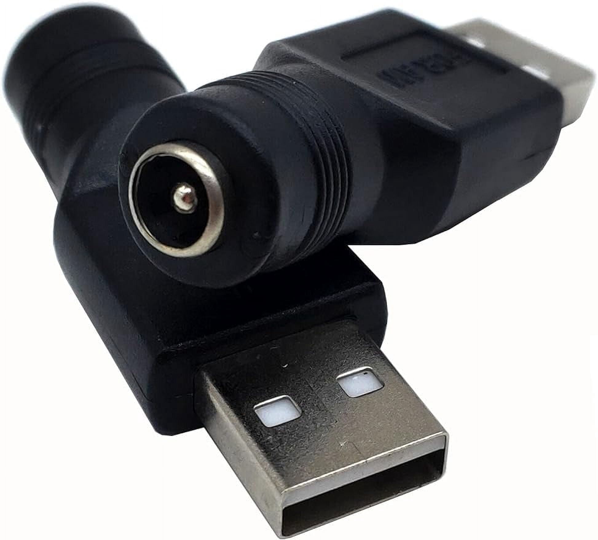 USB 3.1 Type C Male to DC 5.5x2.1mm Female Power Charging Adapter, 2Pcs ...