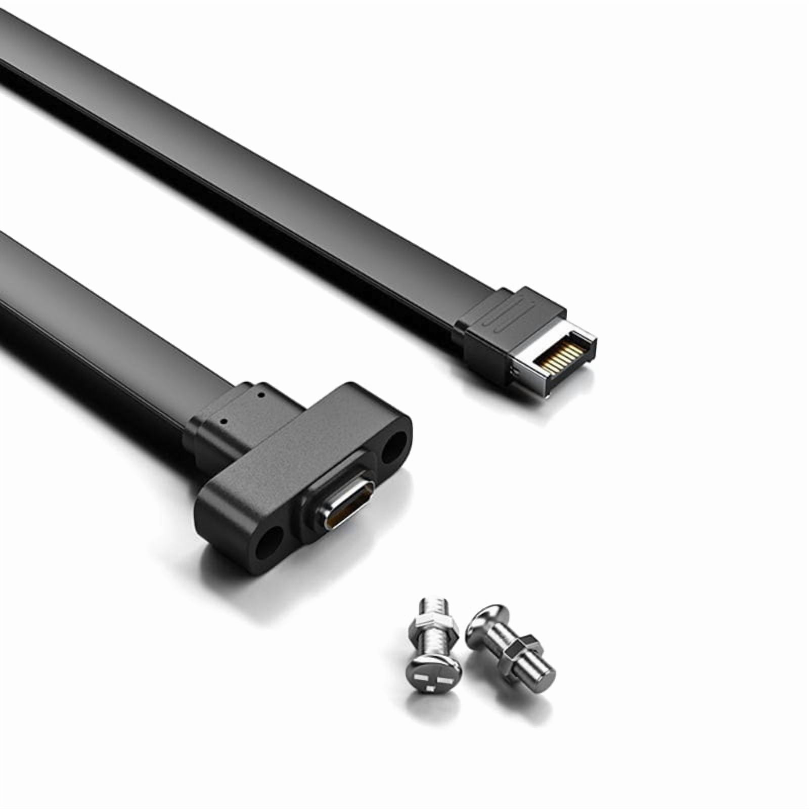 USB 3.1 Type E to Type C Flat Cable with Screw Holes Fast Speed 10Gbps ...