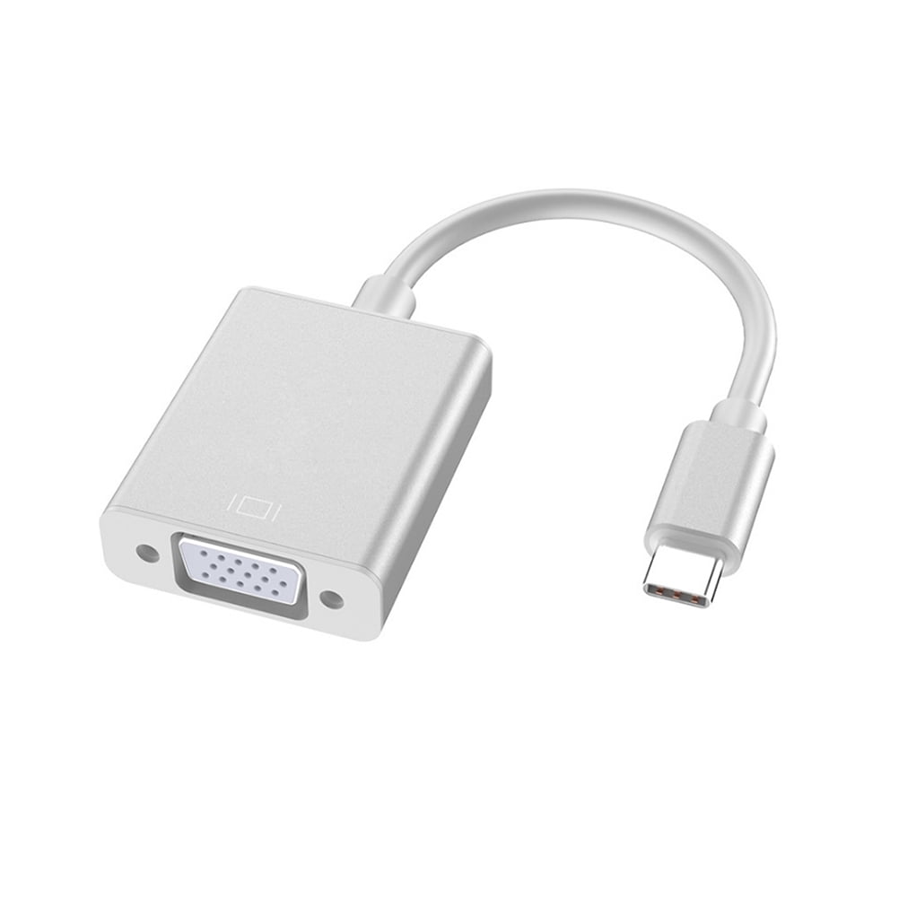 USB 3.1 USB-C to VGA Adapter Computer Converter Adapter USB-C to Female ...