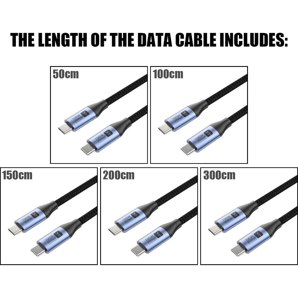 USB 3.2 Full-featured Data Cable Supports 4K Projection 20Gbps ...