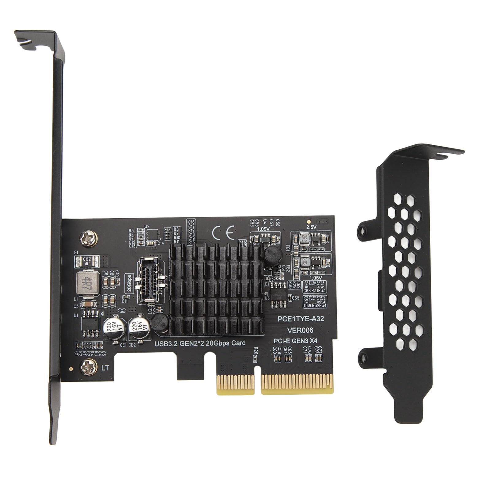 USB 3.2 Gen 2 KEF16 Expansion Card, 20Gbps ASM3242 Main Control Type C ...