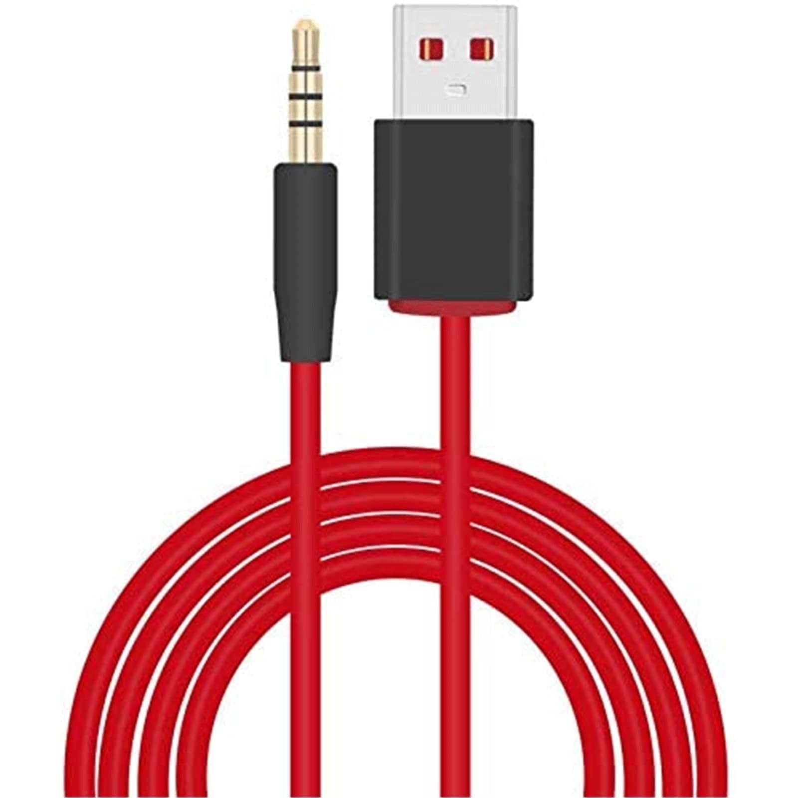 USB 3.5mm Replacement Cable Wireless Charger Cord for Beats by Dre ...