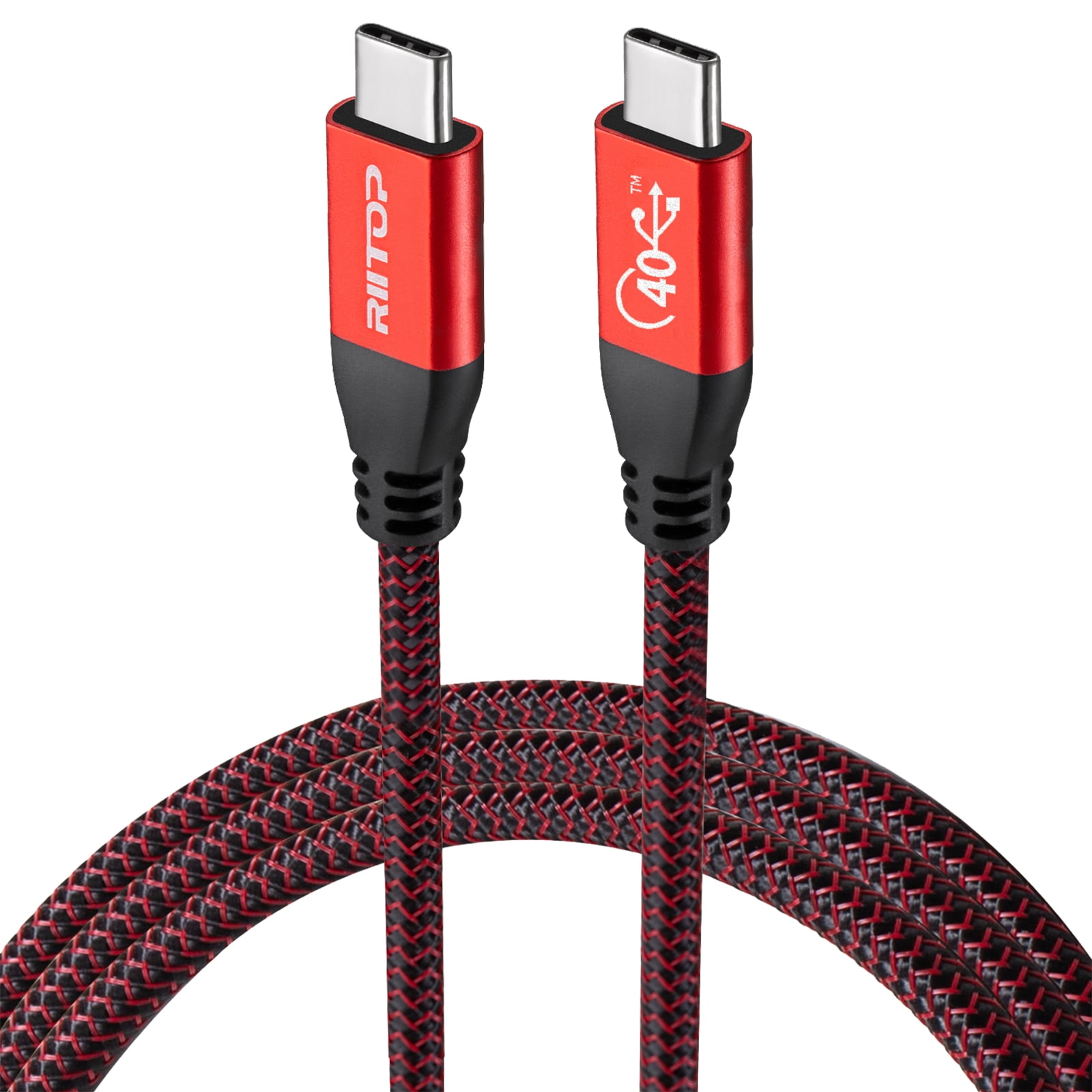 USB 4 Cable 3ft with 8K Video & 100W Charging & 40G Data Sync, RIITOP ...