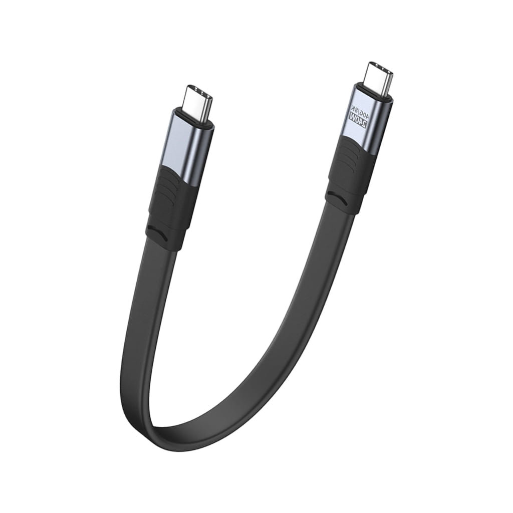USB 4 Flat Cable 40Gbps Data Transfer 8K@60Hz Video 240W PD Charging ...